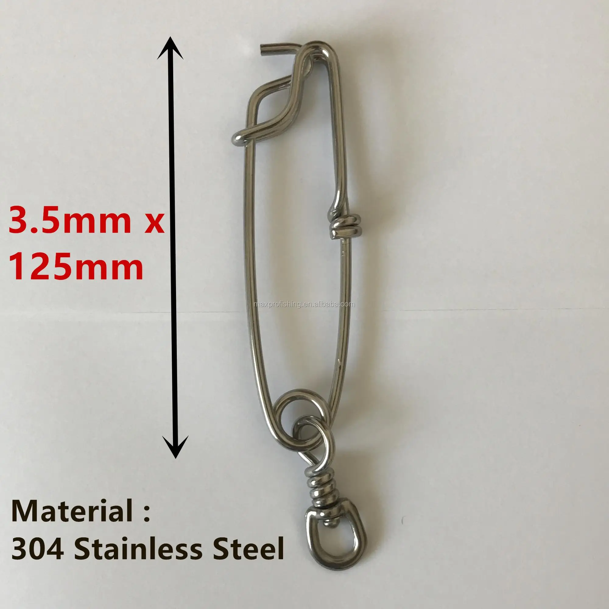 Taiwan Commerical Stainless Steel Tuna Fishing Longline Snap Clip