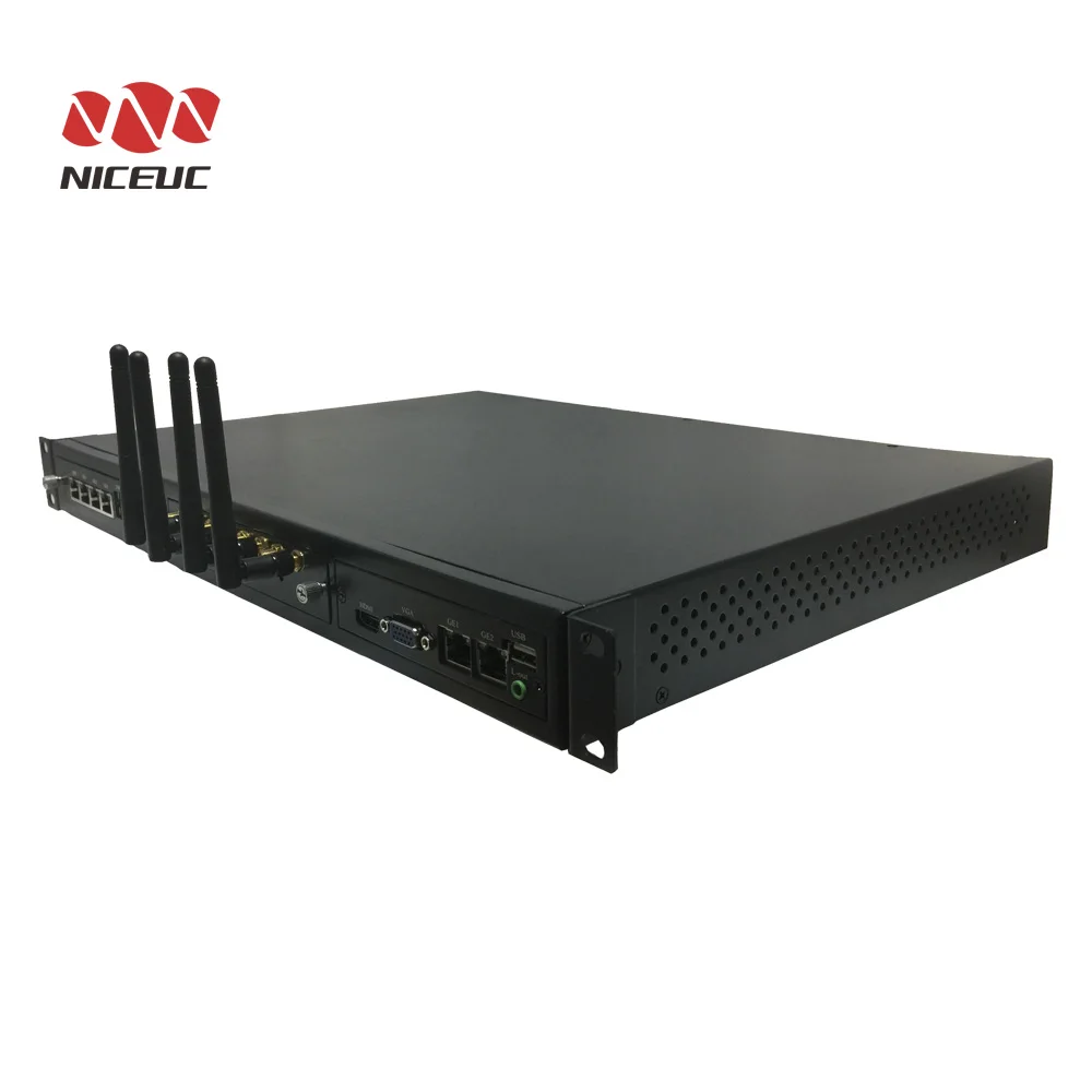 Integrated Voip Gateway NC-MG232-X with X86 Computer Board