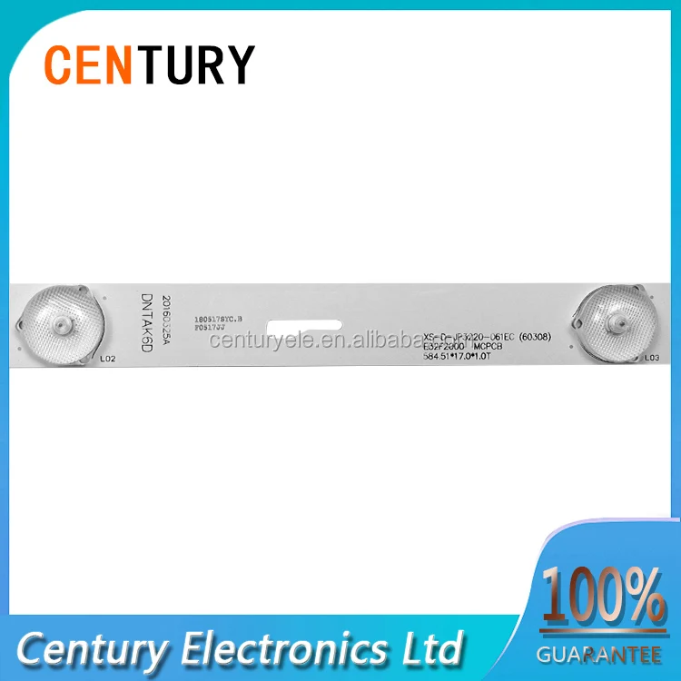 High Lumen Condenser Lens Aluminum LED Backlight TV Strip