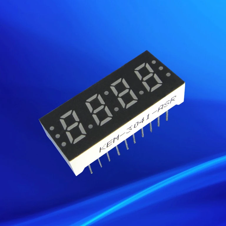White Common Anode 0.32 Inch 4 Digit 7 Segment Led Display - Buy 0.32 ...