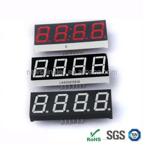 Factory Direct Seven Segment Led Display Datasheet 4 Digits Led Digital Display For Led 7 ...