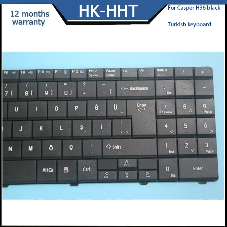 Shenzhen Turkish Laptop Keyboard For Casper H36 Notebook Keyboard - Buy ...
