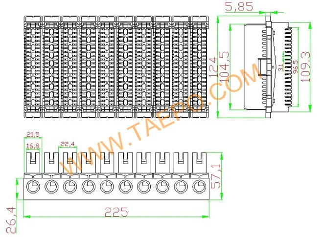 100 Pair Lsa Krone Disconnection Module With Label Holder - Buy 100 ...