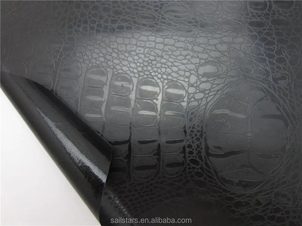 Exotic Vinyl Car Wraps Crocodile Skin Wrapping Black Film - Buy Exotic ...