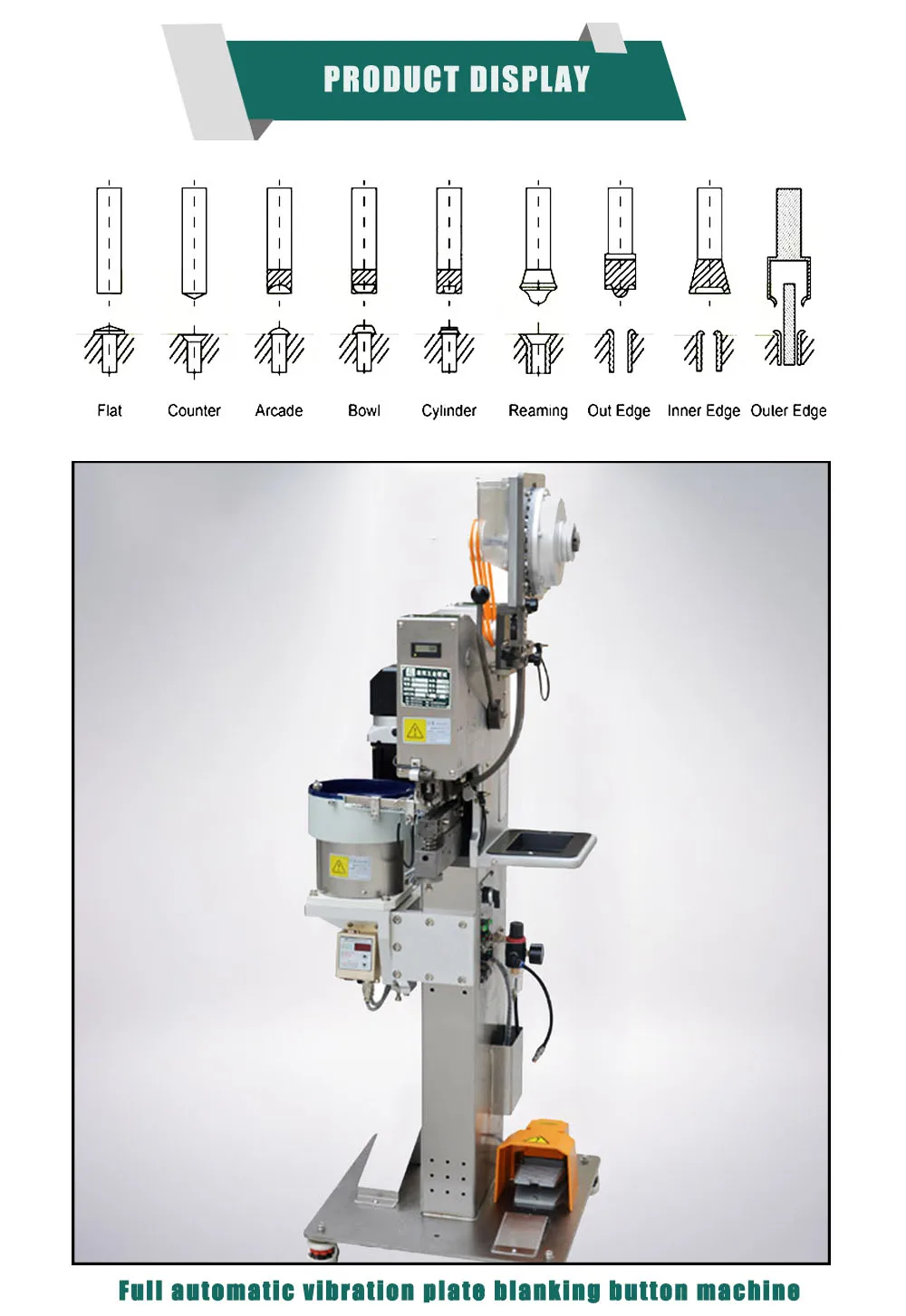 Button Machine Making /manufacture Automatic Plastic Button Top Button ...