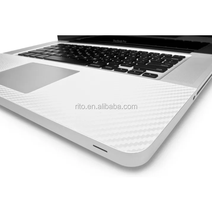 White Carbon Fiber Laptop Stickers For Macbook,For Macbook Carbon Fiber ...