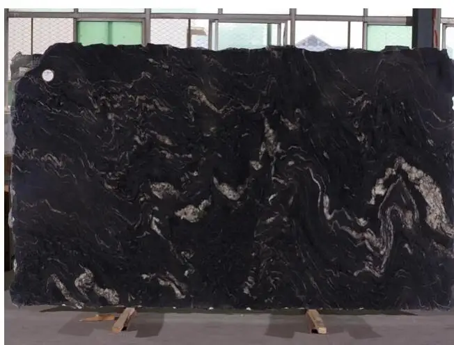 Raw Black Milky Way 2cm Granite Slabs Cosmic Black Granite - Buy 2cm ...