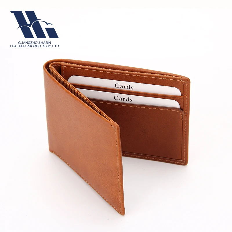 Men Wallet Rfid Blocking Minimalist Wallets Slim Genuine Leather Double ...