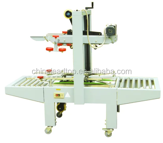 Fully Automatic Corner Edge H Type Box Sealing Tape Machine Edge ...