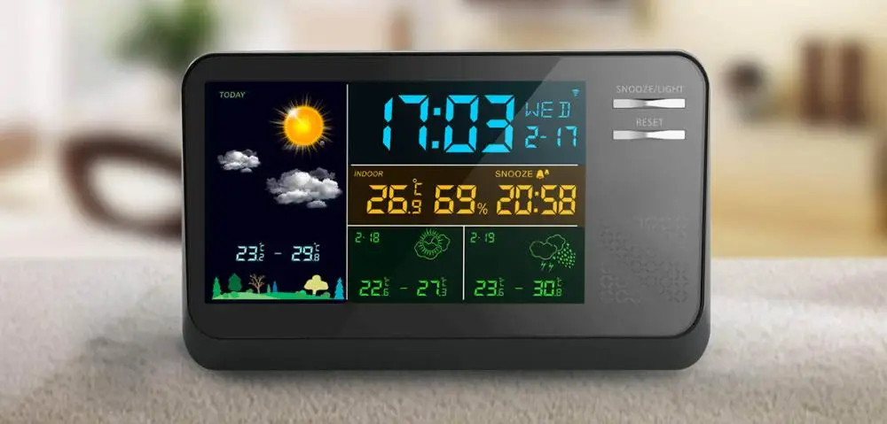 Large Display Zigbee Weather Station - Official Weather Station