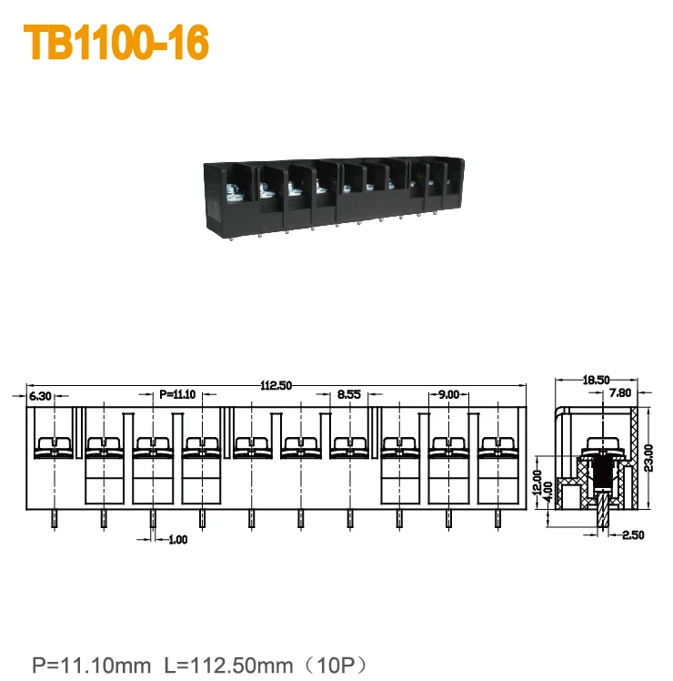 12 Pin Industrial Control Terminal Block With Vde Ce - Buy Industrial ...