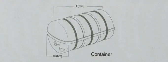 Life Raft Container with Cradle for 35-Person Yacht & Ship Use ...