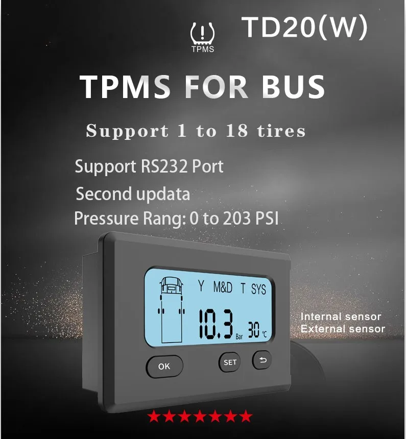 Truck TPMS - Reliable Tire Pressure Monitoring System