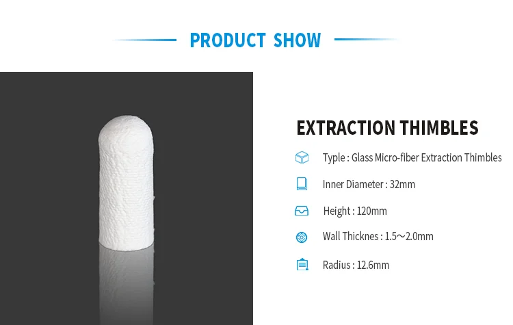 HAWACH Environmental Soxhlet Extraction Thimble - 32mm