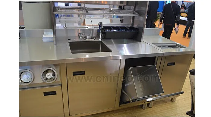 Stainless Steel Restaurant Commercial Modern Design Bar Counter For ...