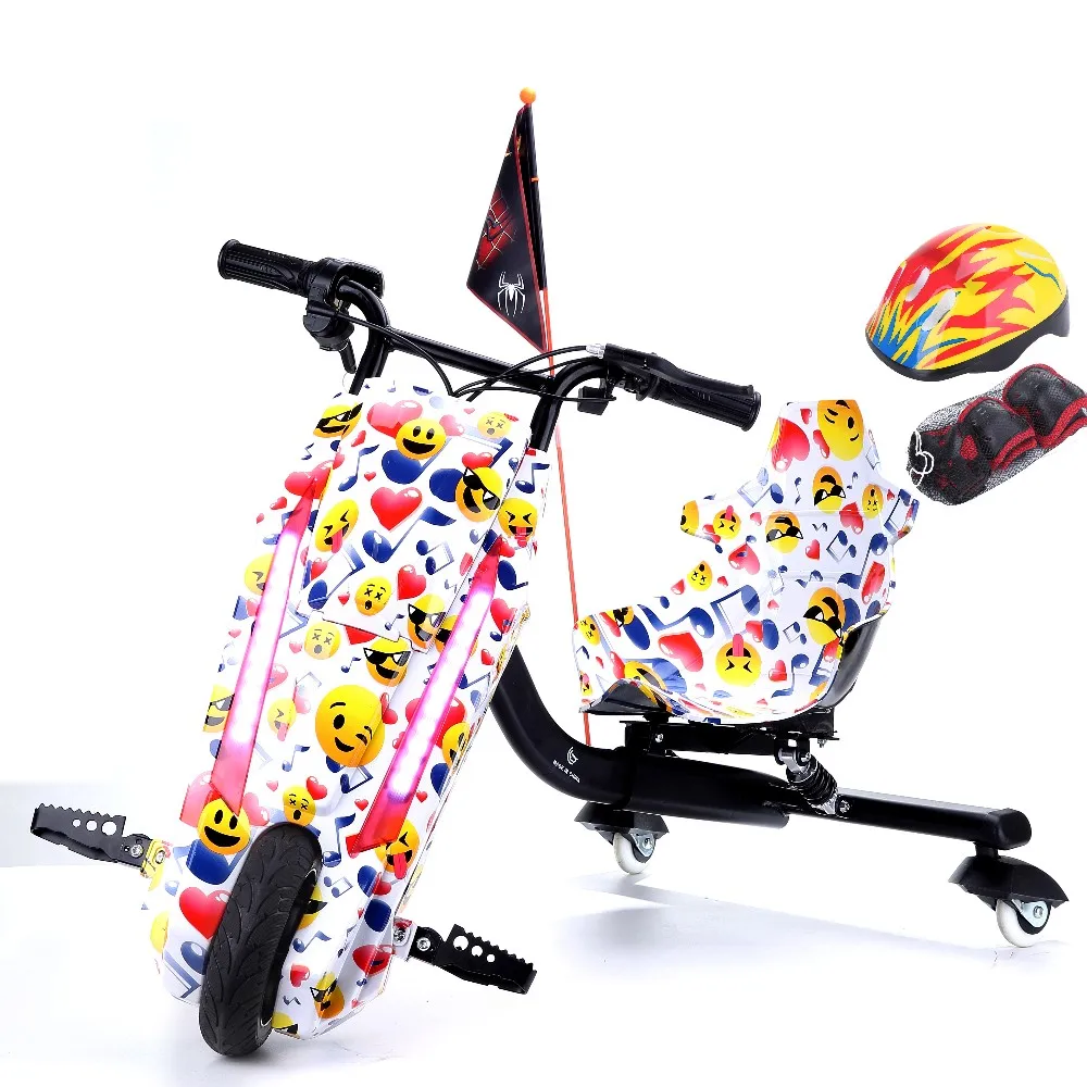 Electric Drift Scooter Tricycle Rider - 360 Drifting Trike