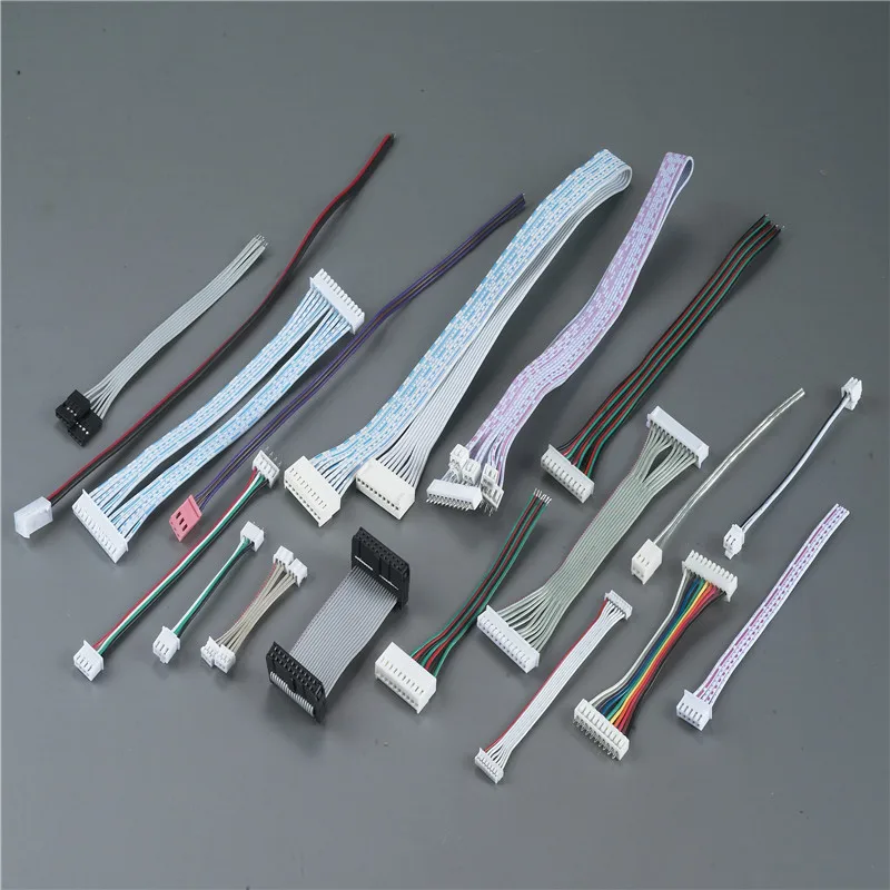 Flat Ribbon Cable Wire,2.54mm 2 3 4 5 6 8 10 12 Pin Connector With ...