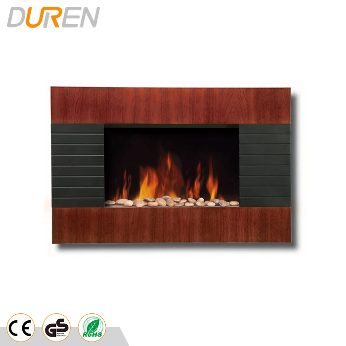 Electric Fireplace with Pebbles - Stylish & Functional