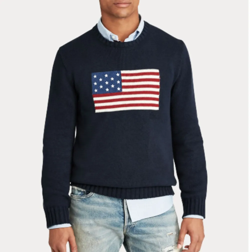 Shop Our OEM Classic American Flag Sweater for Men