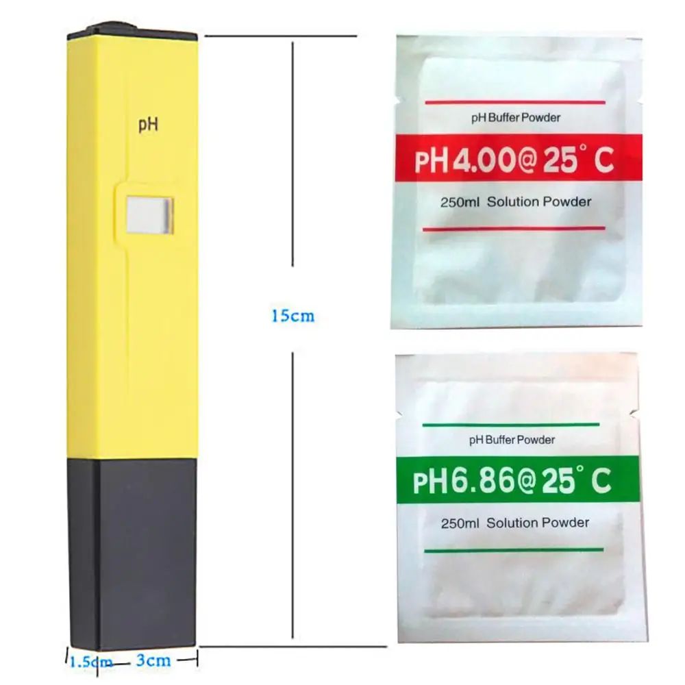 Portable 0-14 Ph Meter Portable Digital Chlorine Alkalinity Meter Oem ...