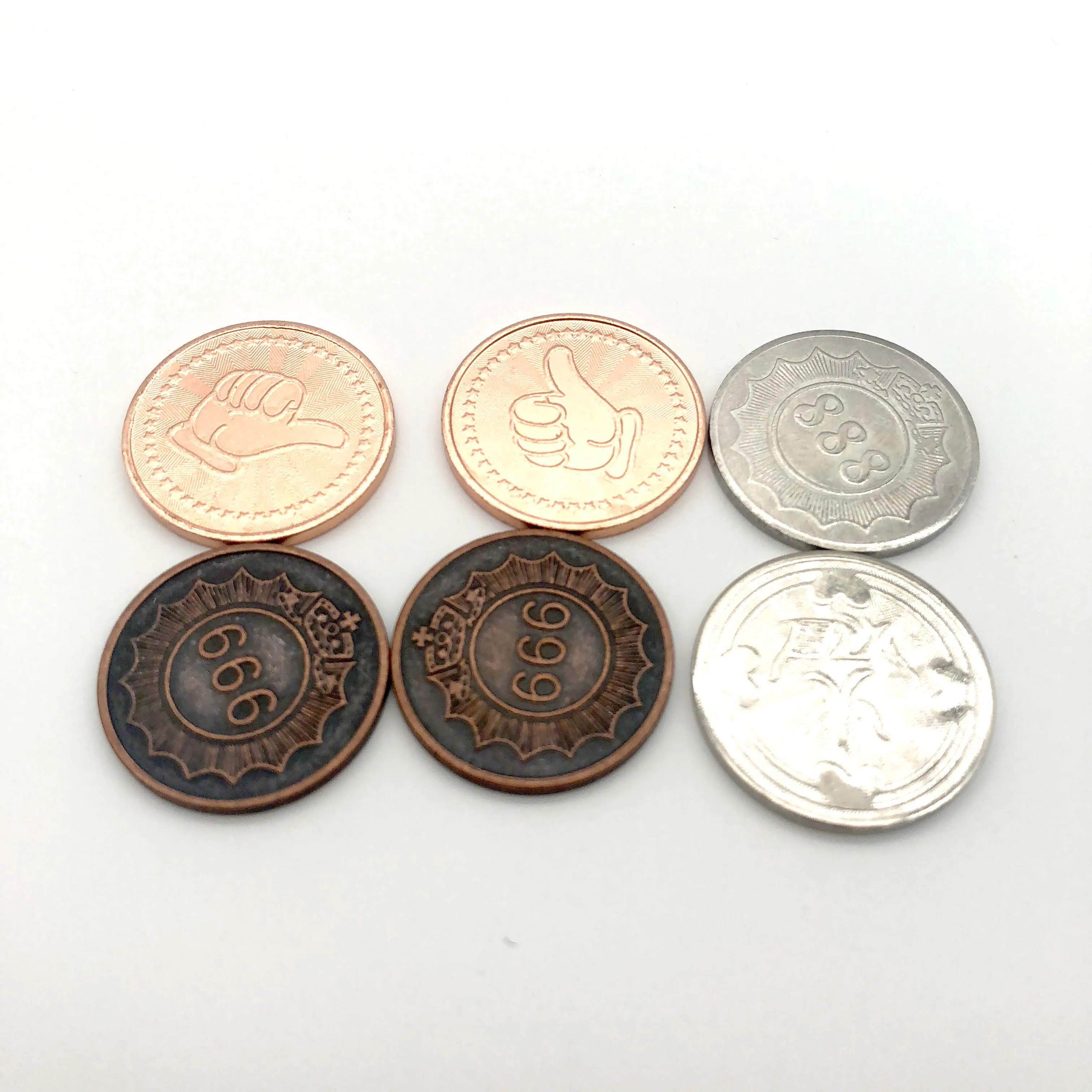 Custom Design Game Token Coins Board Game Metal Coin Metal Game Coins ...