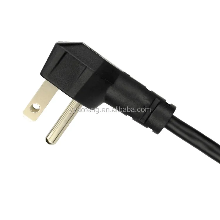 American 3 Core 110v Standard 90 Degree Power Plug - Buy American Plug ...