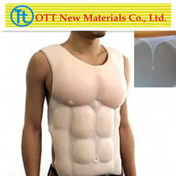 Fake Silicone Breast Forms For Men,Raw Materials Of Rtv 2 Liquid ...