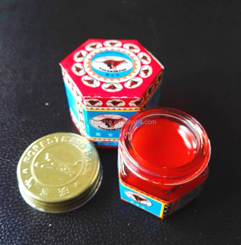 Forest King 19.4g Red Ointment Tiger Balm Chinese Balm Essential Balm ...