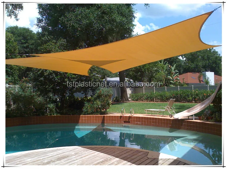 Water Resistant Sun Shade Sail With D Rings And Ropes - Buy Water ...