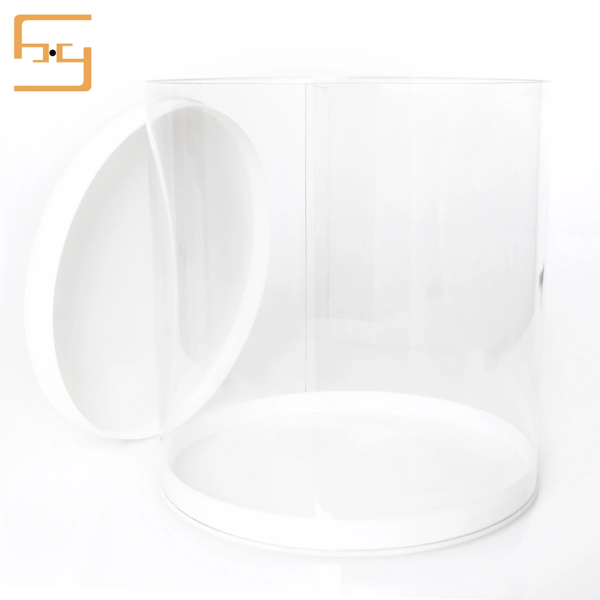 Custom Clear Pvc Petg Round Packaging Plastic Tube Cylinder Box - Buy ...