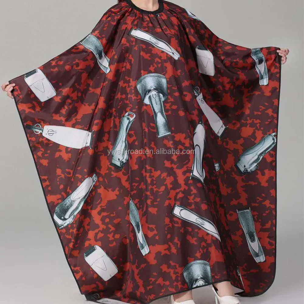 Hair Salon Cutting Cape Printed Barber Capes Hairdressing Capes - Buy ...