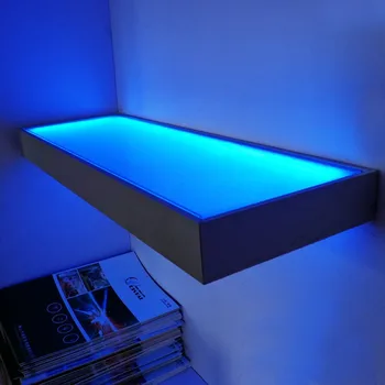 Rgb Led Cabinet Light Glass Shelf Wall Mount Light Wst-1816-1 - Buy ...
