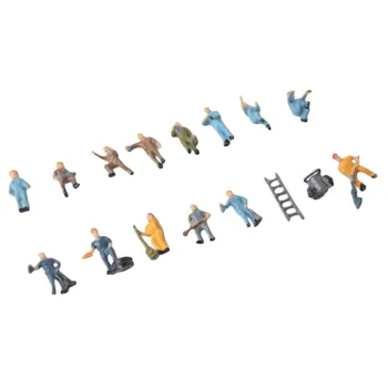 Plastic Miniature Ho Scale Figures Worker In 1/87 And 1/50 - Buy ...