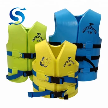 Waterfun Vinyl Coated Foam Swim Vest Life Vest Life Jacket Pfd For ...
