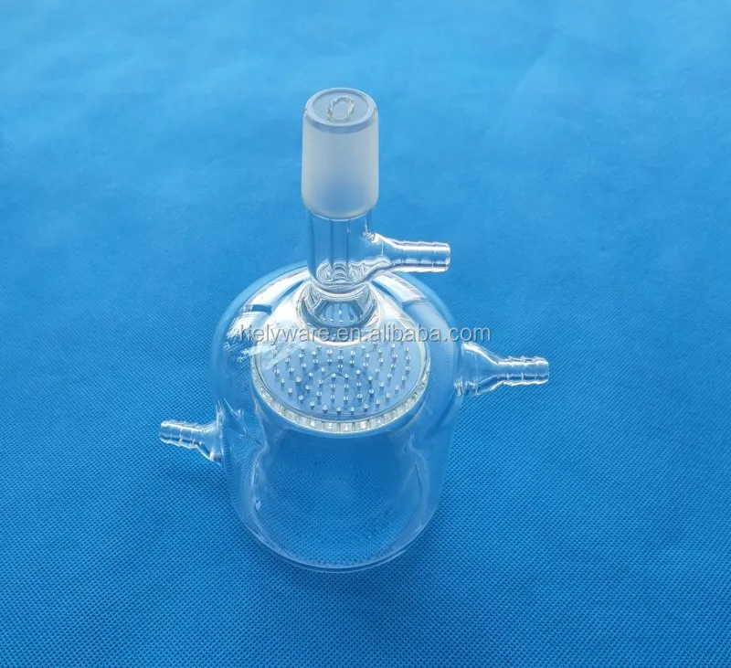 Glass Double Wall Tempering Jacketed Filter Buchner Funnel