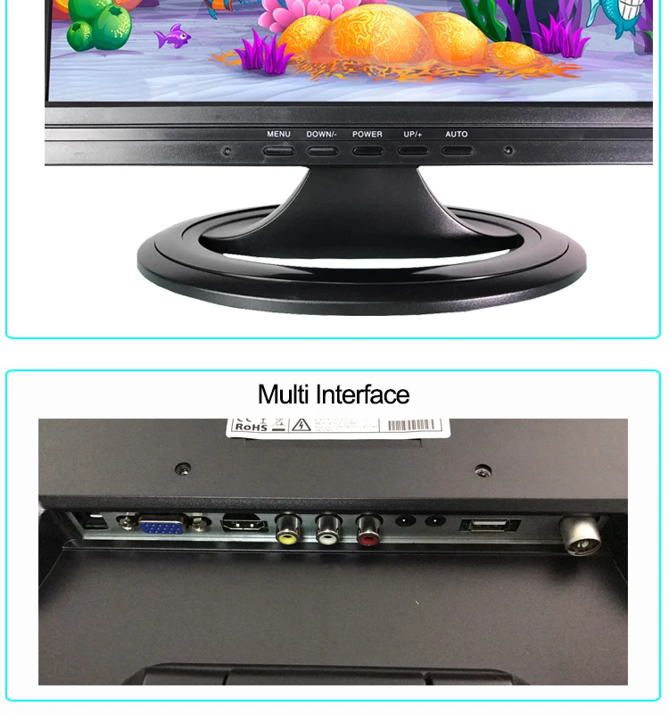 Square Lcd Monitor With Tv Port 17 Inch Hdmied Input Lcd Tv Monitor ...
