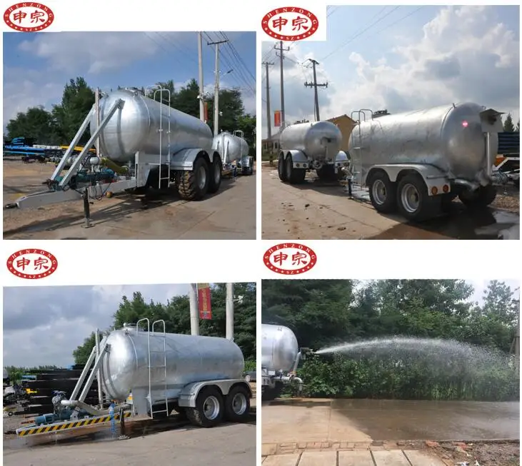 Agriculture Transport 10 Ton Tandem Farm Water Tank Trailer - Buy Water ...