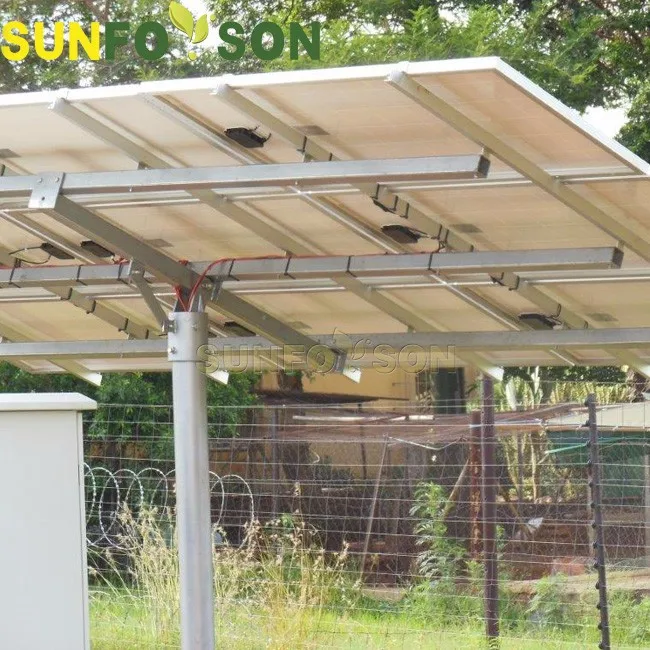 Adjustable Solar Panels Pole Mount Brackets - Customizable Design