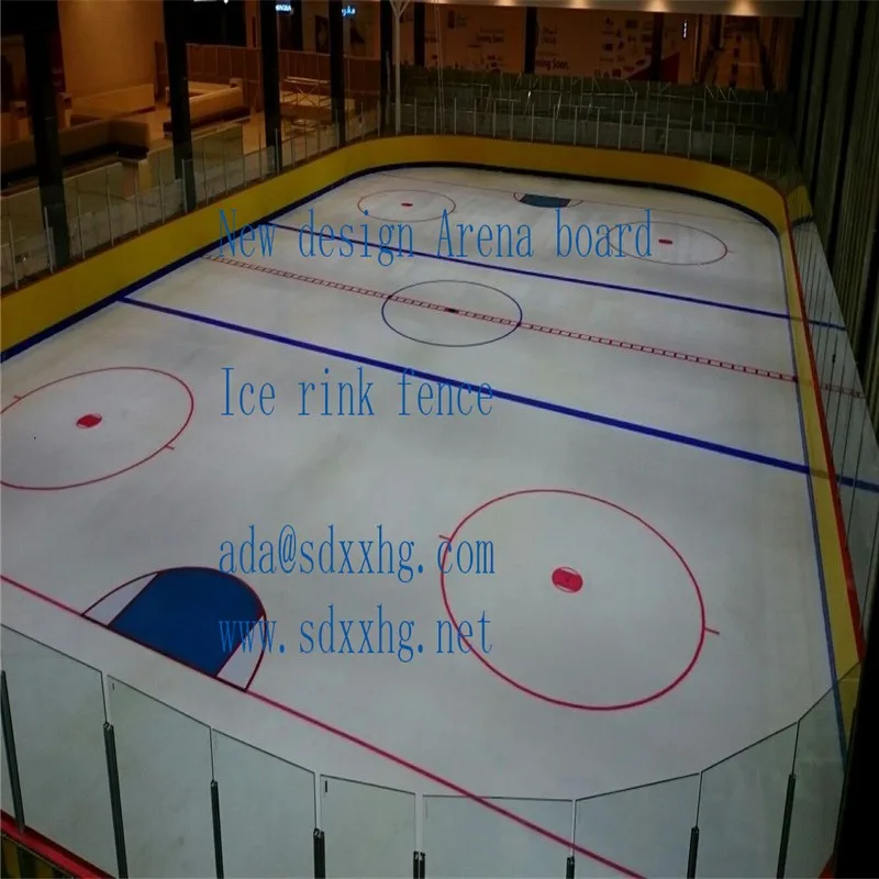Inflatable Hockey Rink Mobile Ice Area For Icehockey Hockey Pe Boarding ...