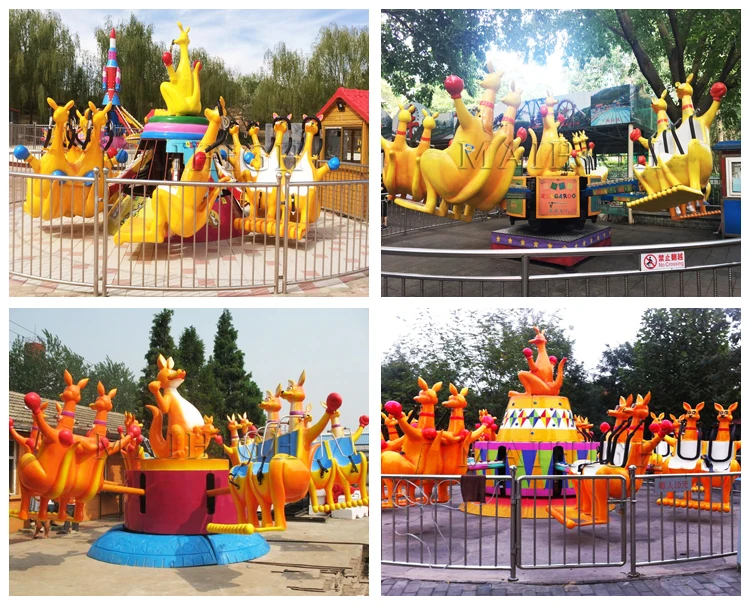 Attractions Outdoor Fun Fair Machines Kangaroo Jumping