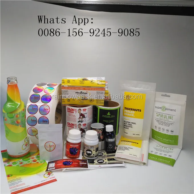 Customized Heat Shrink Sleeve Labels With Easy Tear Line For Energe ...