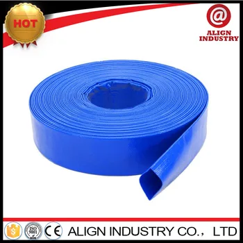 2 Inch Lay Flat Hose Reel 6bar Grey Pvc Water Layflat Hose Pvc Lay Flat ...