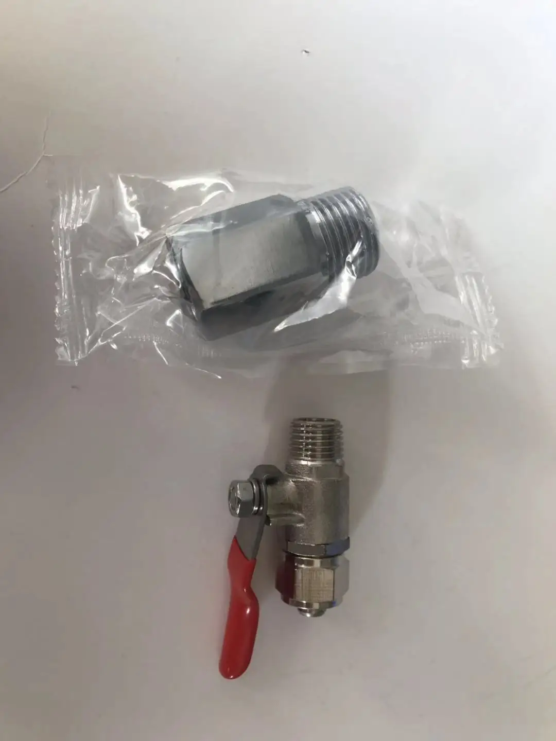 RO Feed Water Adapter - 1/2" to 1/4" Ball Valve Faucet