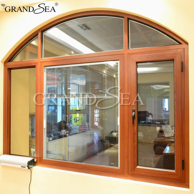 Popular Design House Used Half Round Circular Aluminum Windows Drawings ...
