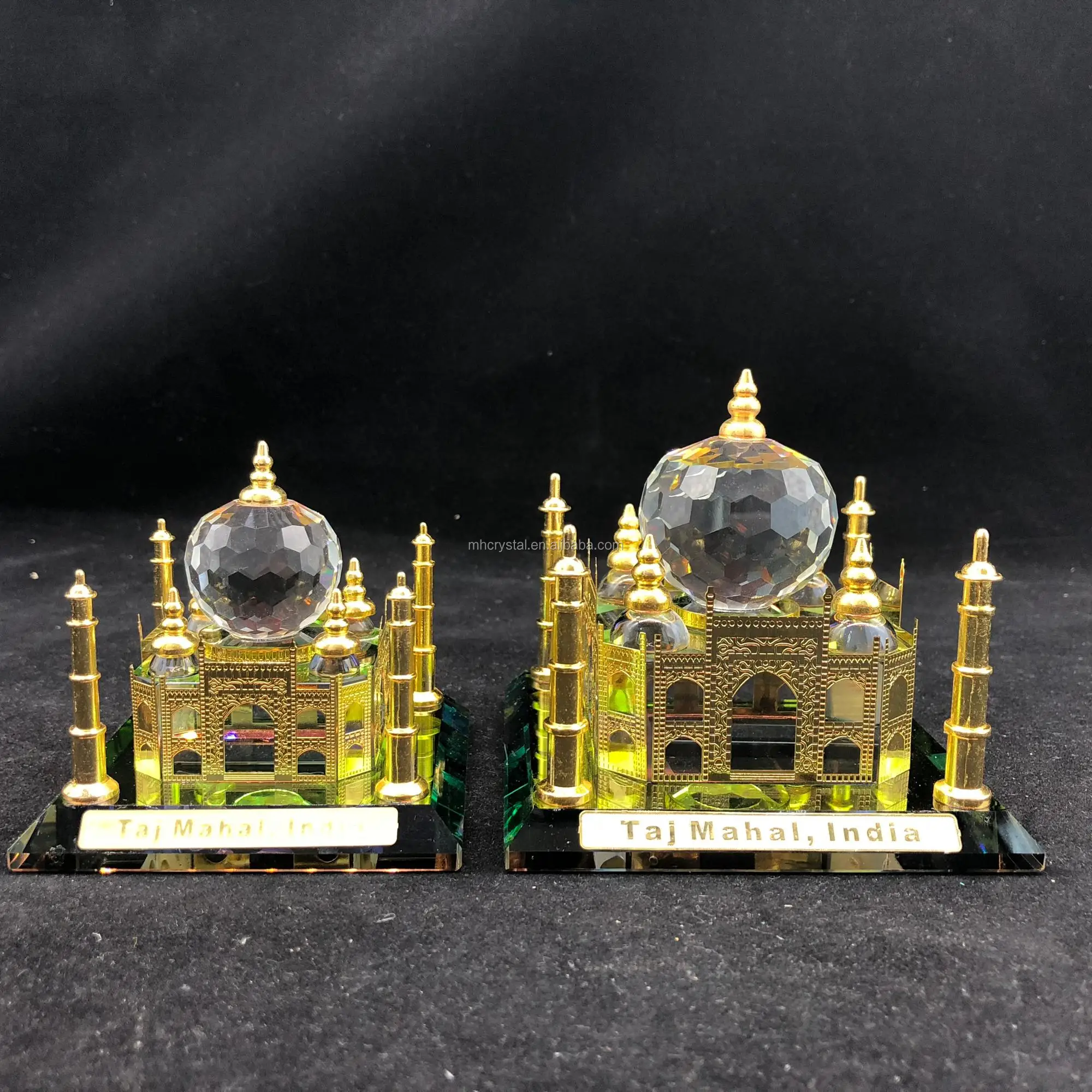 Crystal 24k Gold Plated Taj Mahal Home Decorative Model Mh-g0450 - Buy ...