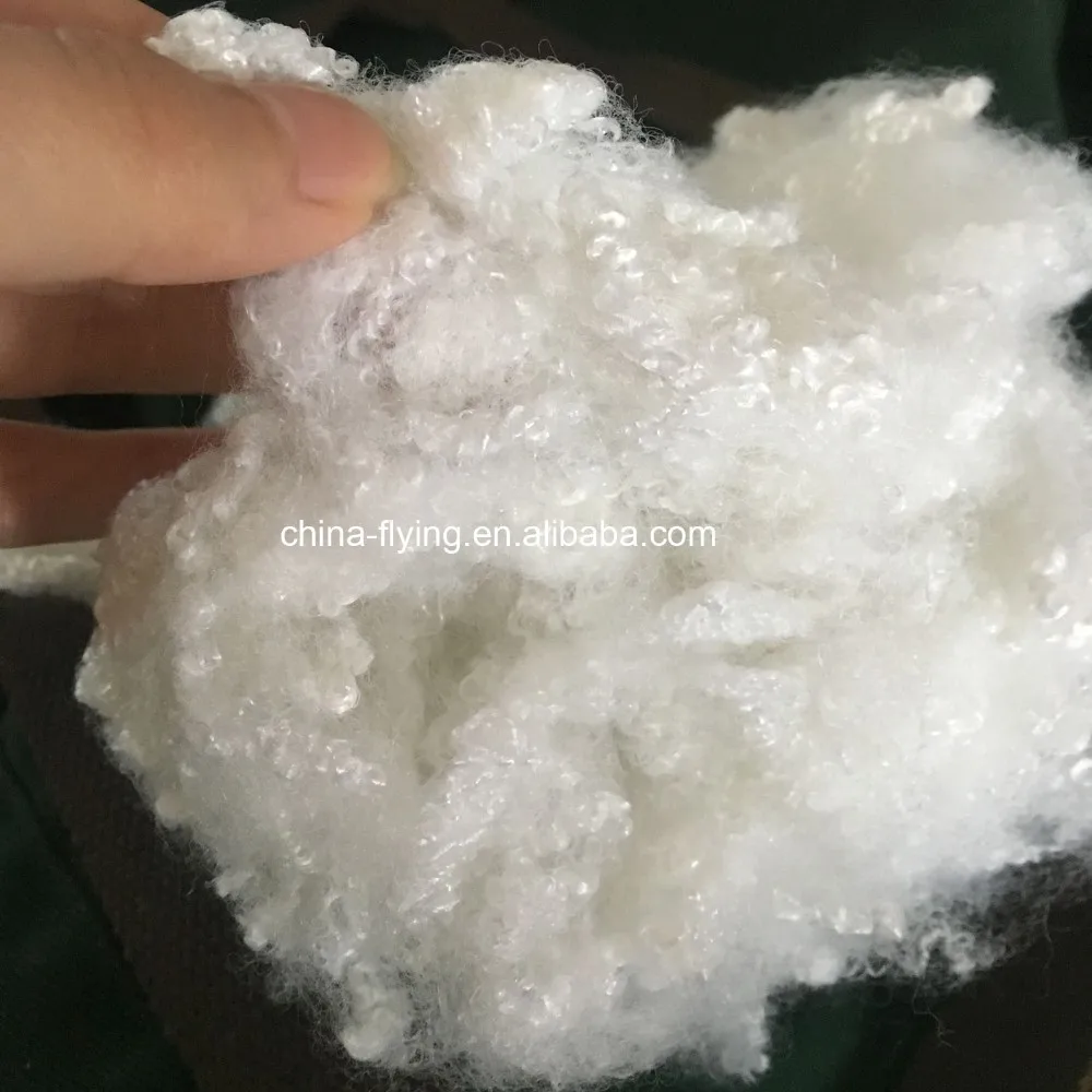 100%SEMI DULL Polyester Staple Fiber 1.2D 1.4D X 38MM JINGWEI BRAND