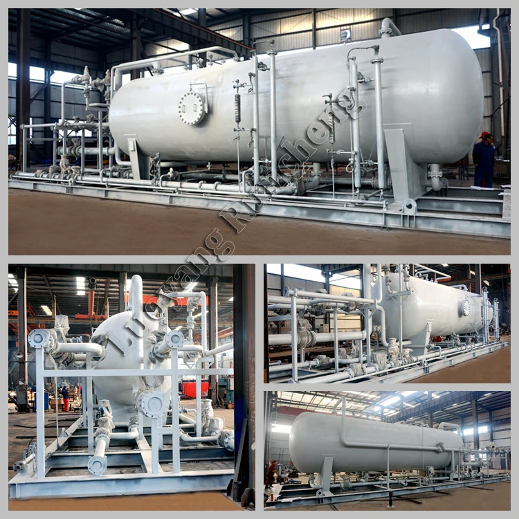 3 Phase Production Separator - Oil & Gas Equipment For Oil Gas Well ...