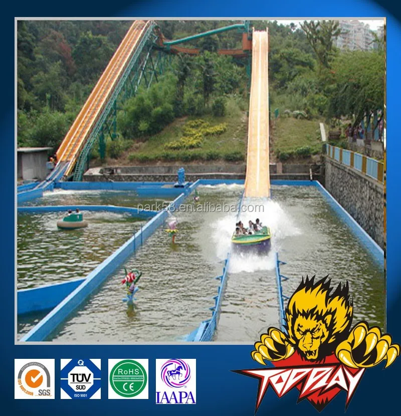 Thrill Amusement Rides Water Coaster Mega Splash Flume Ride For Sale ...