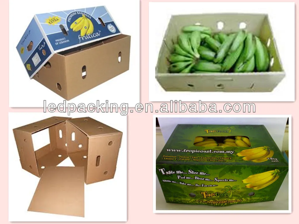 Fresh Banana Packing Corrugated Carton Box - Buy Carton Box,Banana ...
