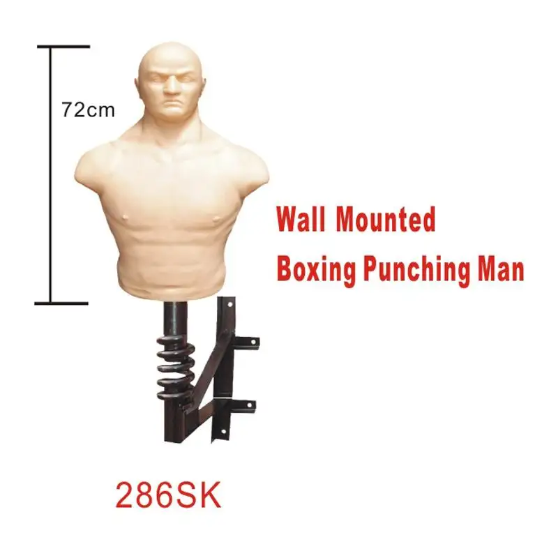 Professional boxing Rubber Dummy On Wall Boxing Punching Bags Wall ...